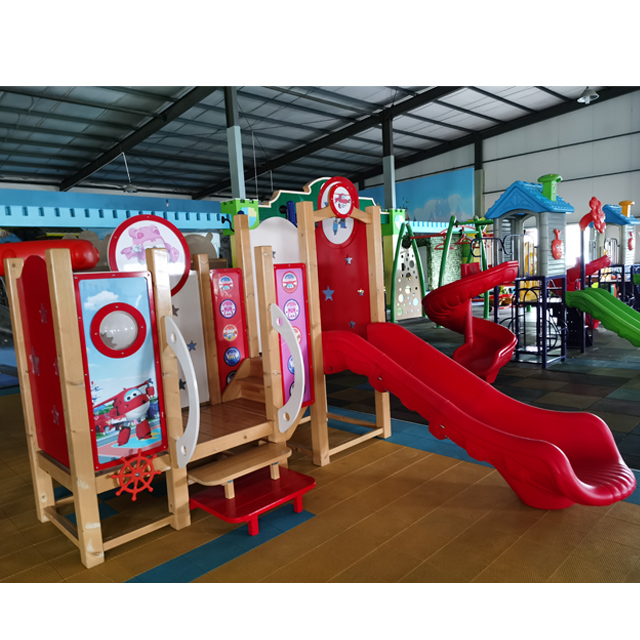Small Wooden Playground for Kids Indoor Play Set for Children (22new01 ...