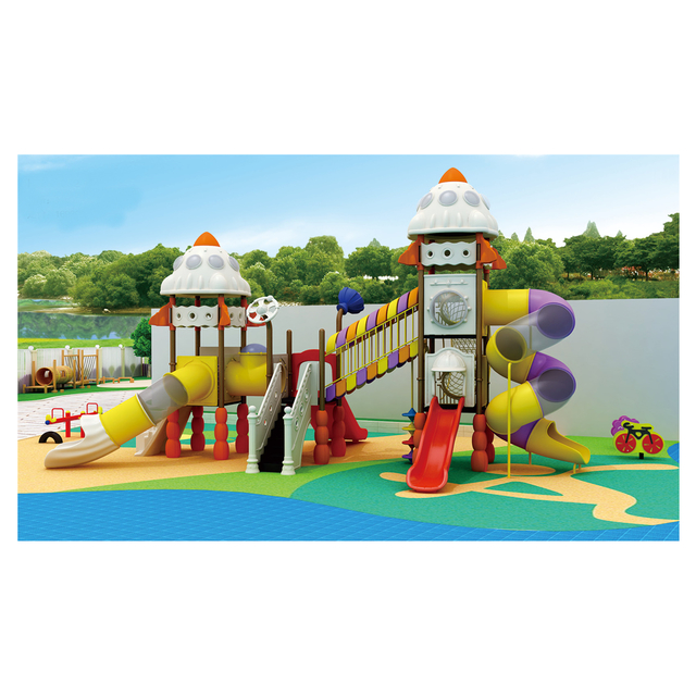 Outdoor Children Middle Outer Space Cylinder Slide Playground (HJ-11602 ...